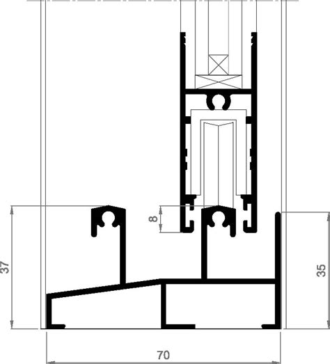 Carpinteria Aluminio Detalle Dwg