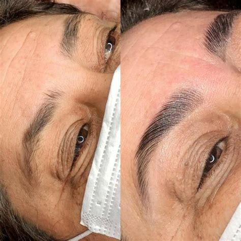 Enfiando As Sobrancelhas Antes E Depois Dos Homens