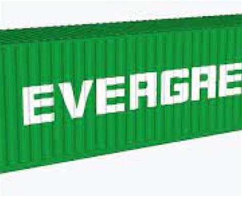 Evergreen Tracking Shipping Line Container With Cargo Bl