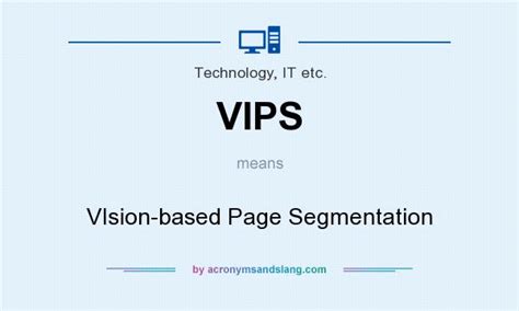 Vips Vision Based Page Segmentation In Technology It Etc By