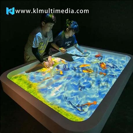 Augmented Reality Sandbox Table Projection Interactive Games