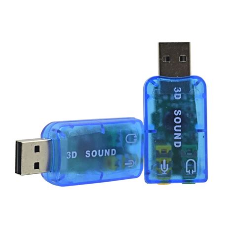 Original USB to 3D Audio USB External USB Sound Card Adapter 5.1 ...