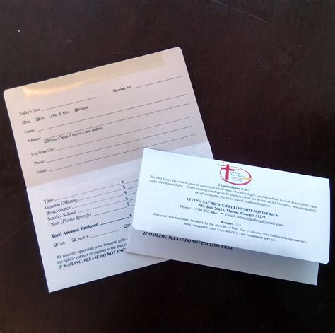 Tithe Envelopes A Plus Print Shop