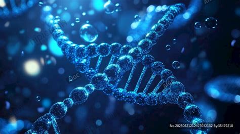 Ai创作图dna 分子 结构 微观 蓝色 双螺旋 基因 链条 细胞 科学 医学 生物 研究 分子生物学 遗传 昵图网