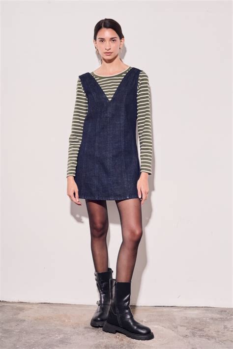 Denim Jumper Jean — Lemon