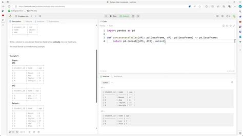 Leetcode 2888 Reshape Data Concatenate Python Youtube
