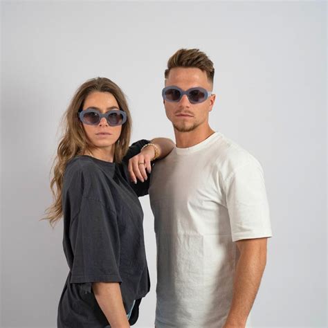 Coco Crystal Grey Aqua Blueprint Eyewear