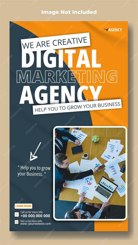 Premium Vector Digital Marketing Instagram Story Template Design