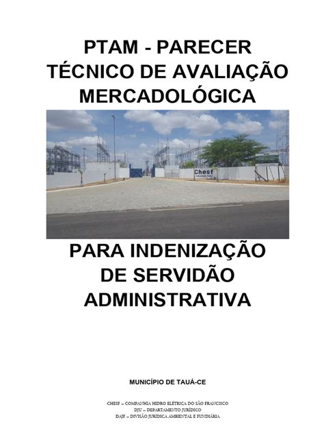 Ptam Chesf Lt 230kv Picos X TauÁ Gleba 352 Final Final Pdf Mercado