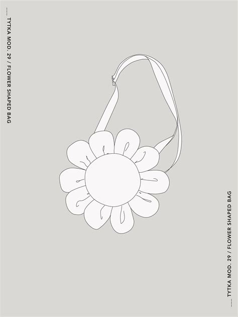Flower Shaped Bag Pdf Pattern — Tytka Studio