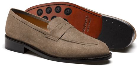 Penny Loafers In Brown Suede