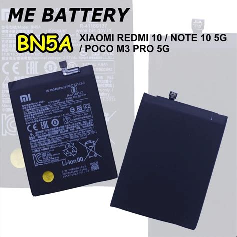 Jual Baterai Batre Battery Original Xiaomi Redmi Redmi Note G Poco M Pro G Bn A Original
