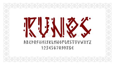 Sistema De Las Letras De Vikingos Runas Escandinavas N Rdicas Viejas