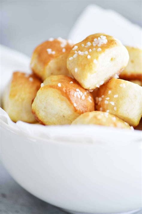 Soft Pretzel Bites Recipe No Yeast