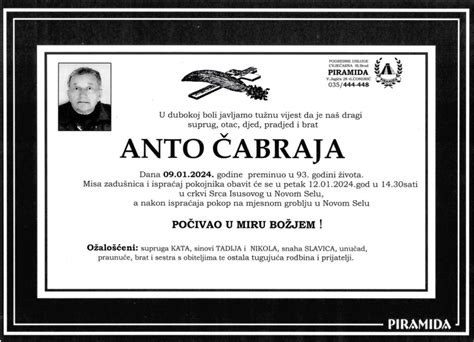 Anto Čabraja Piramida Pogrebne Usluge I Cvjećarna