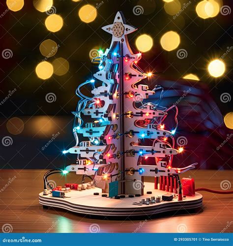 robotics arduino soldering kit modern christmas tree with lights