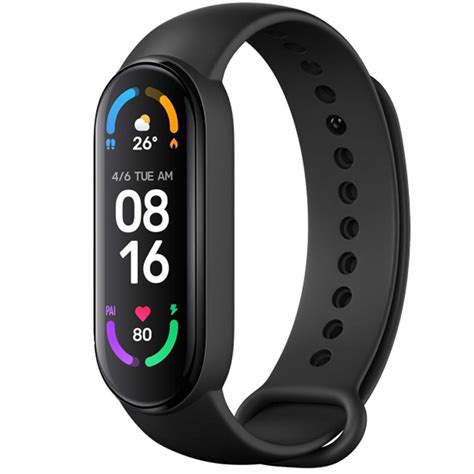 Умный браслет Xiaomi Mi Smart Band 6 RU, черный купить в Москве, цена в ...