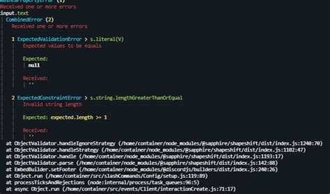 Error Displaying The Setupjs Command Slash Command And By Prefix