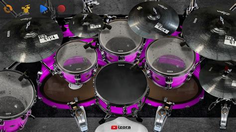 pink real drum preset kit youtube
