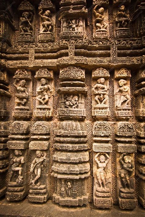 Premium Photo Kamasutra Temple Bas Reliefs With Erotic Scenes In