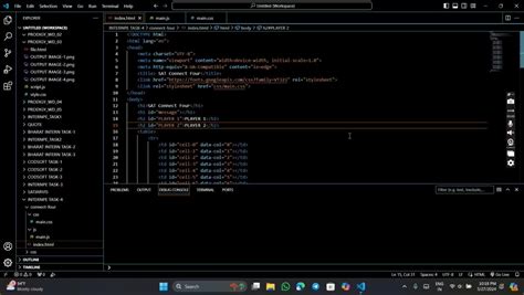 Video Created A Connect 4 Game With Html Css And Javascript