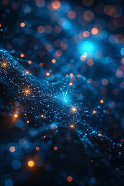 Banner Illustration For Digital Transformation With A Futuristic Technology Backdrop And