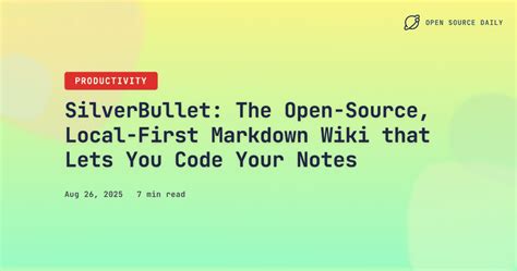 Open Source Daily Discover Amazing Open Source Projects Every Day
