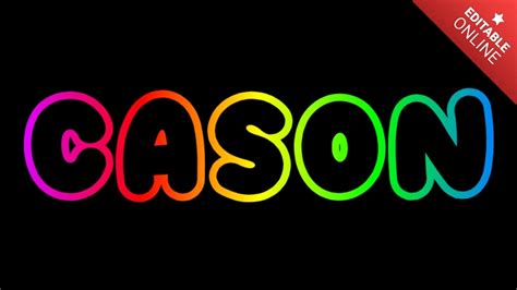 Cason Funky Style Text Effect Generator