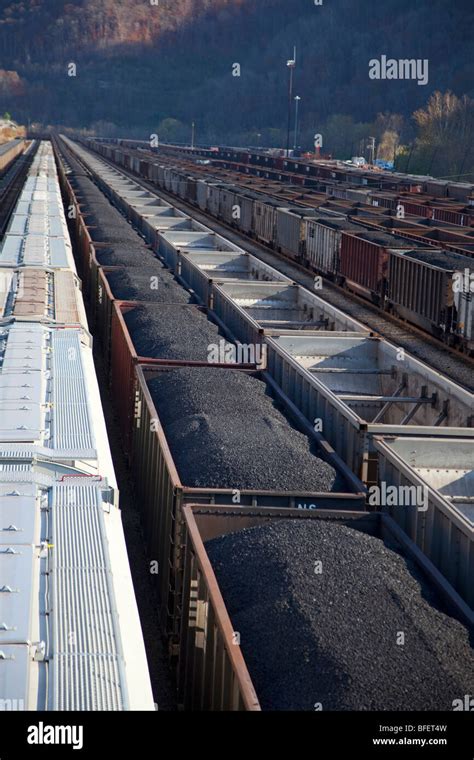 Williamson West Virginia A Norfolk Southern Railway Rail Yard Which
