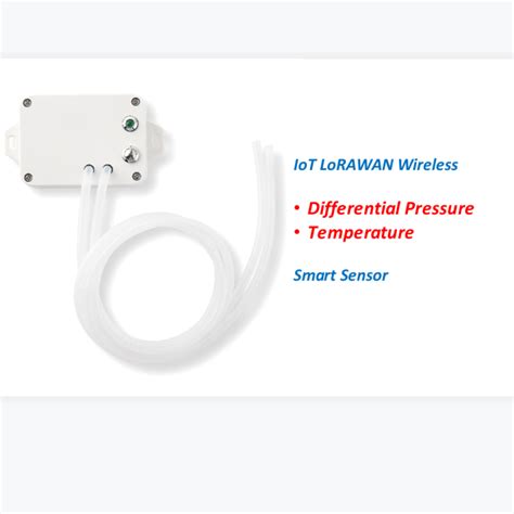 Iot Lorawan Smart Wireless Differential Pressure And Temperature Sensor