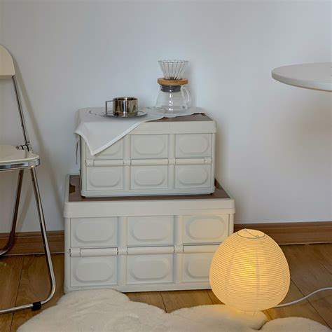 슬로우벨 11 미니멀 감성 폴딩 캠핑박스 접이식 상자 수납함 모던 차박 캠핑 여행 피크닉 위시버킷