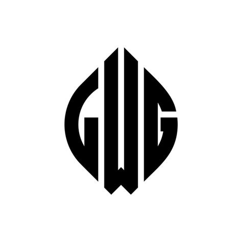 Premium Vector Lwg Circle Letter Logo Design With Circle And Ellipse
