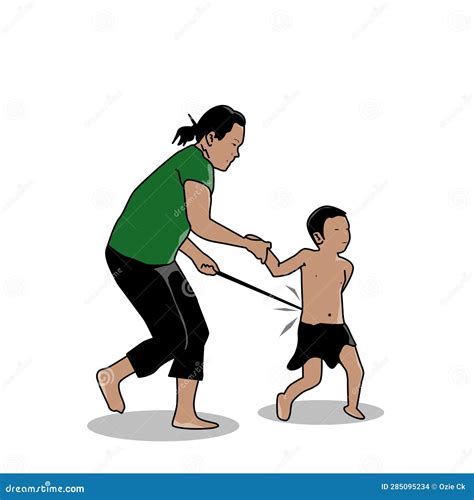 Mother And Son Educate In The Religion Of Islam Royalty Free Stock