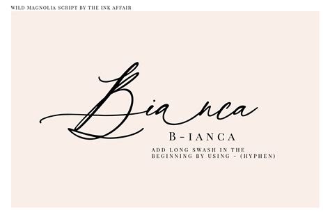 Wild Magnolia Signature Script Font 138437 Script Font Bundles