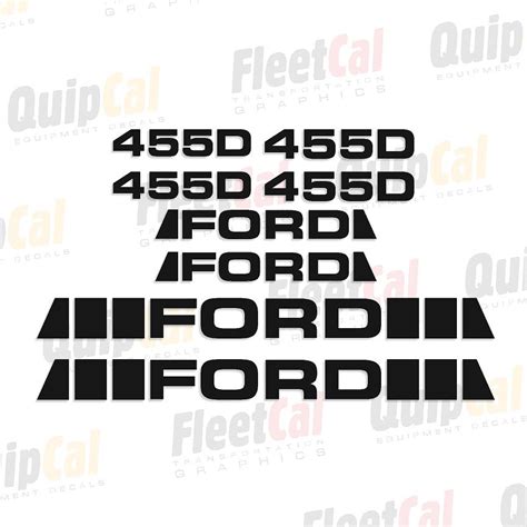 Ford 455d Marking Decal Set Truck And Equipment Decals