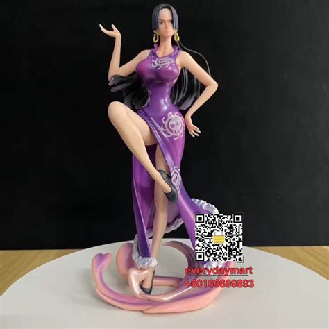One Piece💥boa Hancock 25cm💥action Figure Toys Statues🔥海贼王汉库克c2女帝 旗袍站姿姿态🔥模型手办 Shopee Malaysia