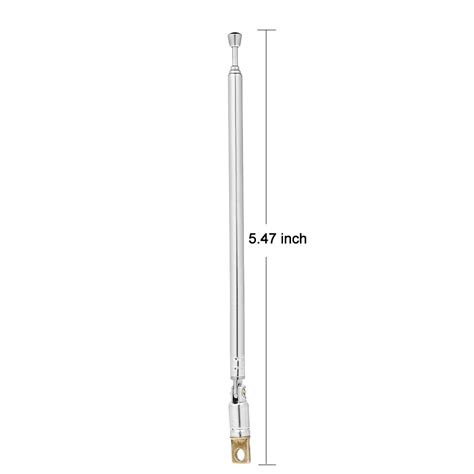 Telescopic Fm Radio Antenna 4 Sections Chromium Pl Grandado