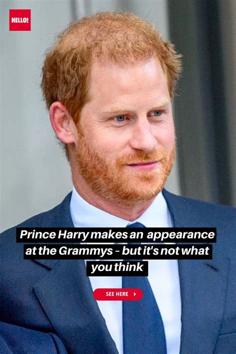Prince Harry Makes A Surprise Appearance At The Grammys But Its Not