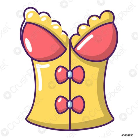 Brassiere Shop Icon Cartoon Style Stock Vector 5474935 Crushpixel