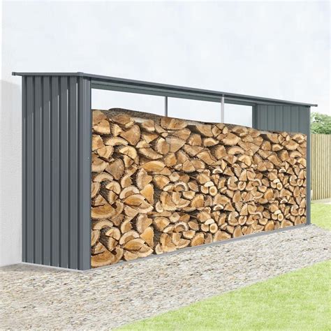 Prístrešok na drevo Avenberg BALTIC JUMBO Antracitová Avenberg sk pre váš dom a záhradu