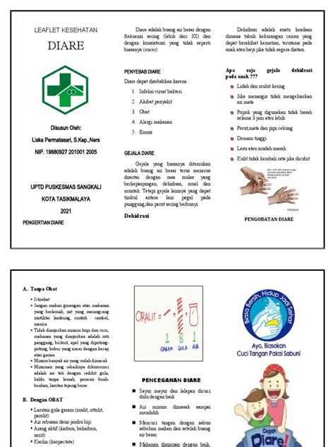 Leaflet Diare Pdf