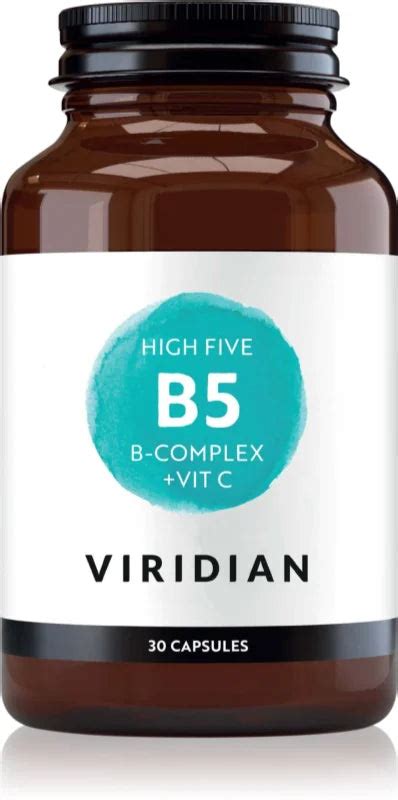 Viridian Nutrition High Five® B5 B Complex Vit C 90 Capsules My Dr Xm