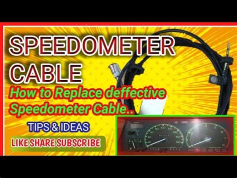 HOW TO REPLACE SPEEDOMETER CABLE Paano Magpalit Ng Speedometer Cable
