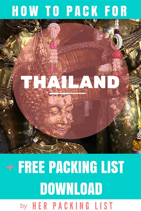 The Ultimate Guide To Packing For Thailand