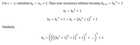 Generating Functions Quadradic Recurrence Relation Mathematics