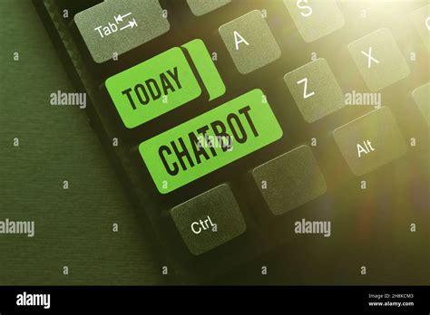 Conceptual Display Chatbot Business Showcase A Kind Of Computer Program That Simulates Human