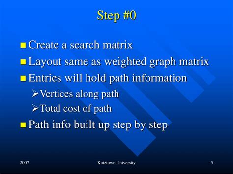 Ppt Discrete Math 2 Shortest Path Using Matrix Powerpoint