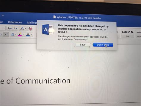 Microsoft Word Will Not Allow Me To Use The Save As Command Dropbox
