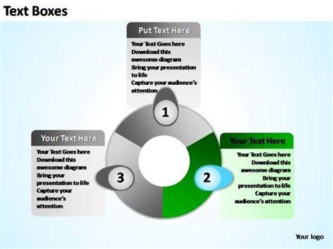 powerpoint template chart dimensional program ppt slide