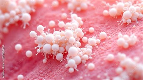 Candida Auris Yeast Colonizing Human Skin Surface Microscopic View Of